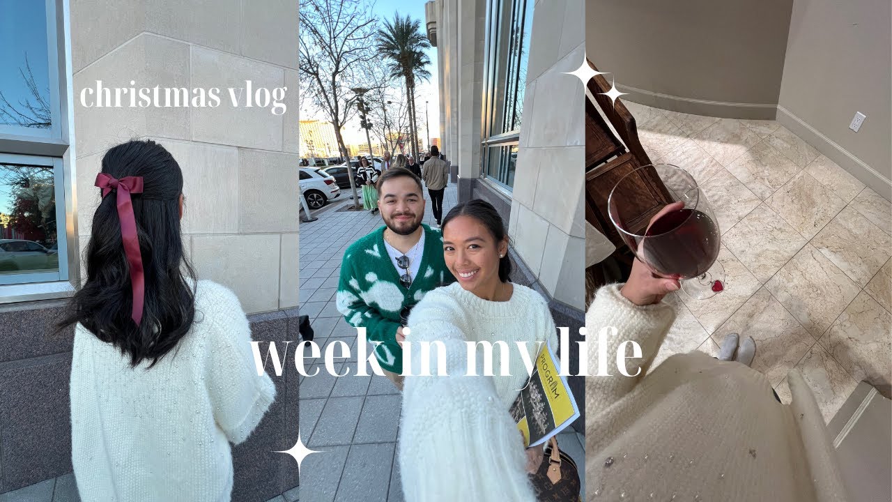 christmas vlog🎄 week in my life, holiday prep, christmas shopping - YouTube