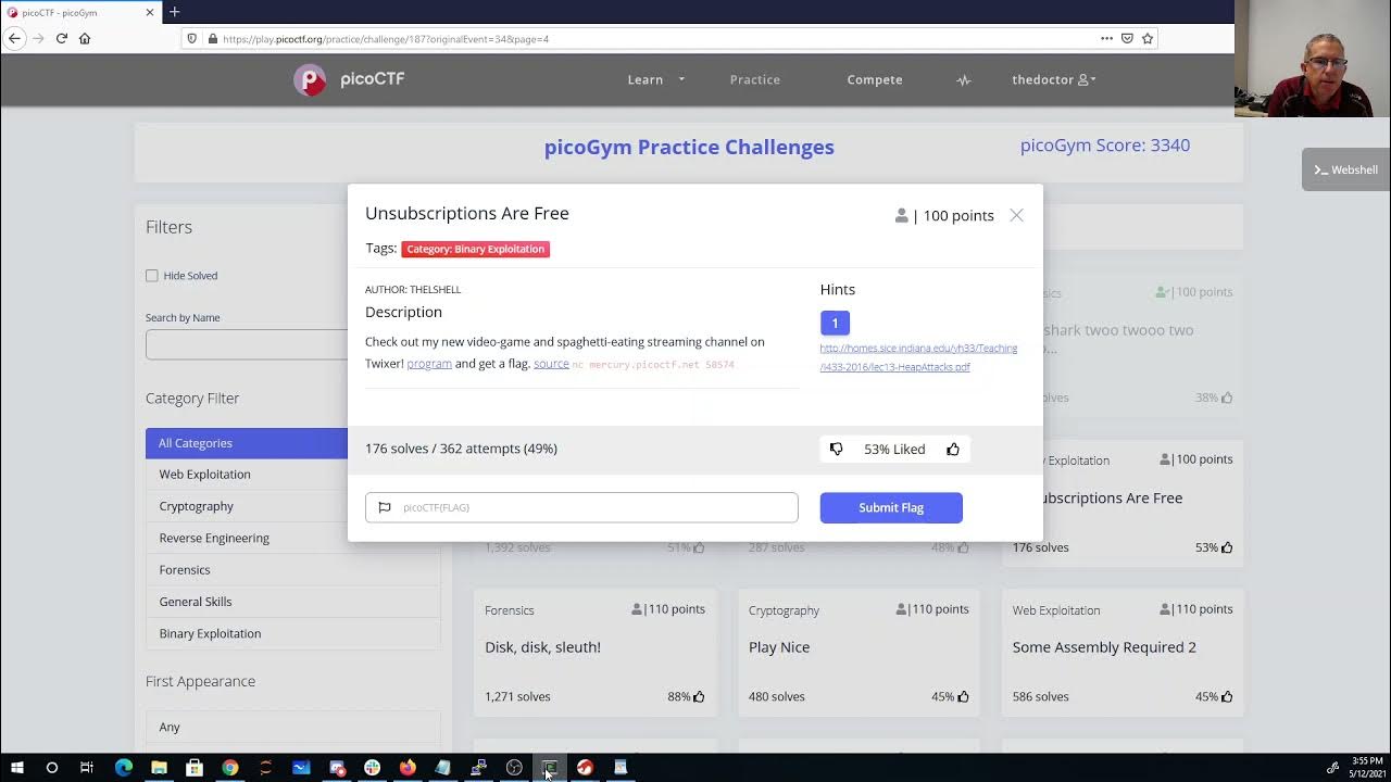 picoCTF 2021 Unsubscriptions Are Free - YouTube
