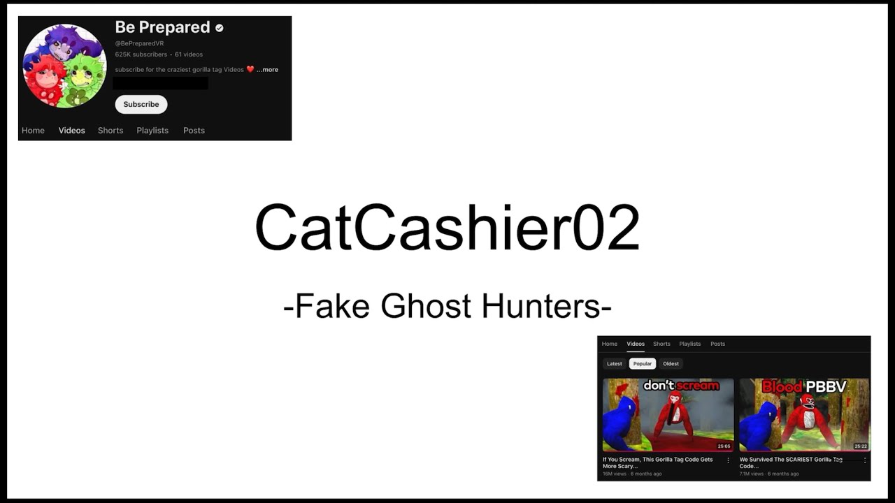 Fake Gorilla Tag Ghost Hunters - YouTube