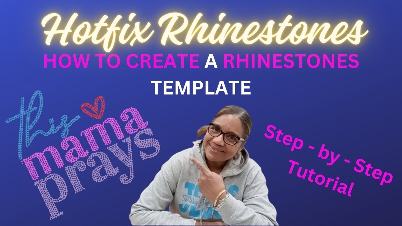Hotfix Rhinestones | How To Create A Rhinestones Template | Step - by ...