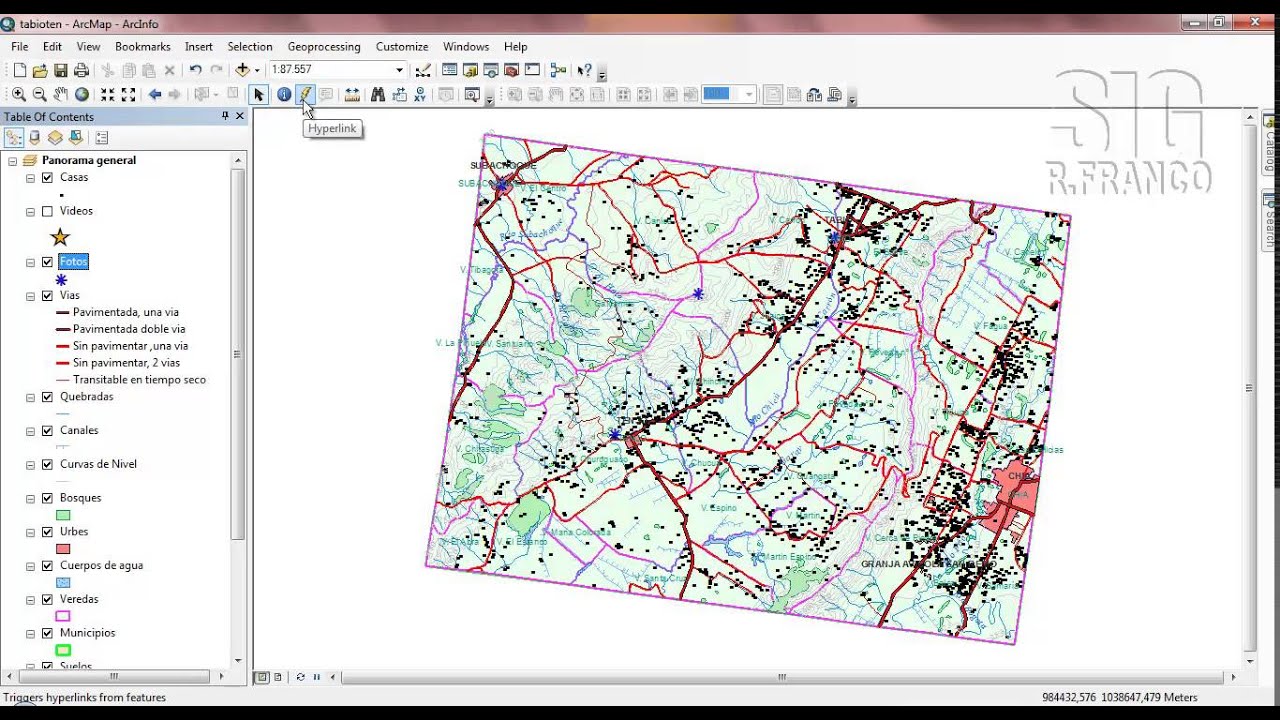 Tutorial ARCGIS Cap.2-04 View vincular fotos y videos - YouTube