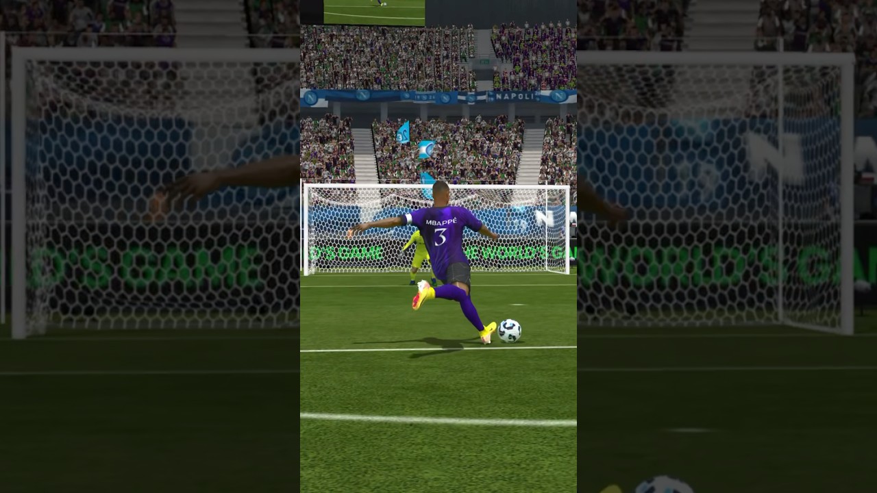 Mbappe Hitting The GOAL with Full Power 🔥 #fifa #mbappe #uefa #football ...