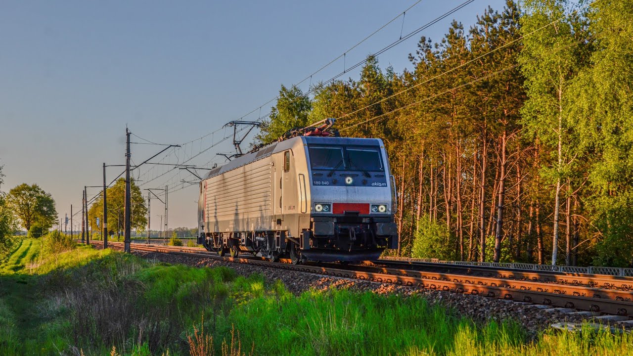 Eurosprinter E189-840 Akiem (luzem) w służbie EP Cargo || podg ...