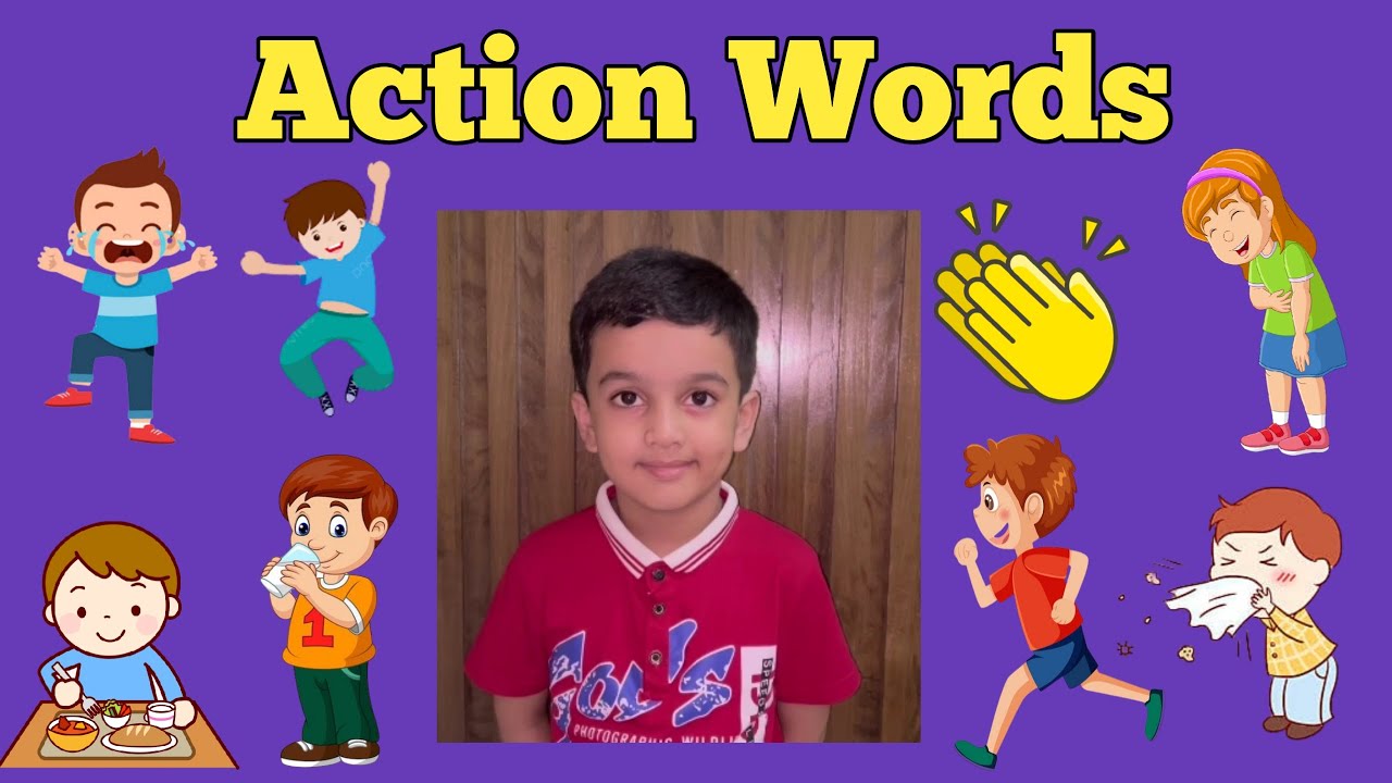 Action Words for Kids | Doing Words | Two Bunnies - YouTube