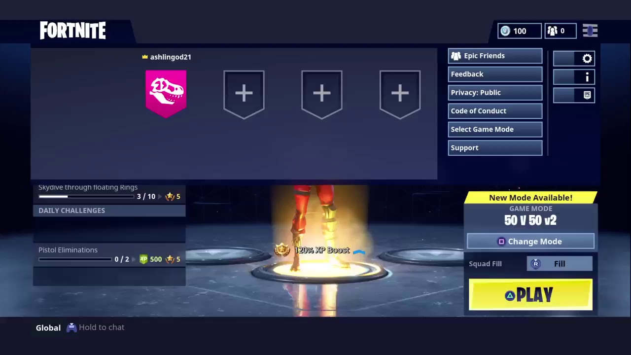 Fortnight open lobby cross platform - YouTube