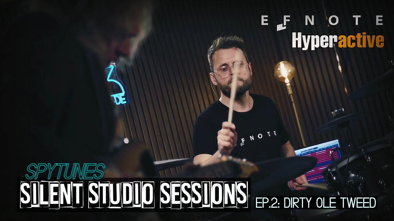 Rocking the EFNOTE Pro 500X e-drum kit in Spytunes Silent Sessions ep ...