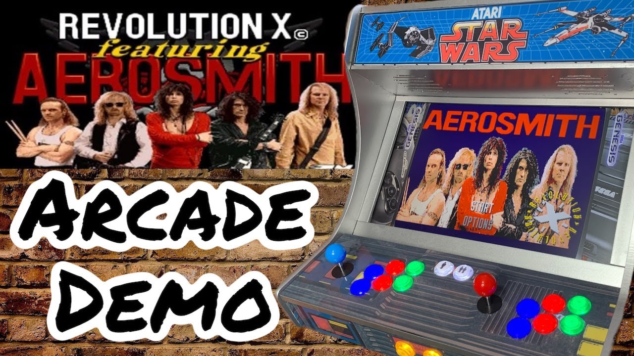 Revolution X Featuring Aerosmith Gameplay Demo On Raspberry Pi Powered ...