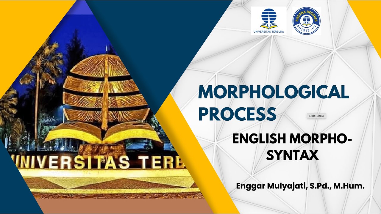 English Morpho-Syntax - Module 4 - YouTube