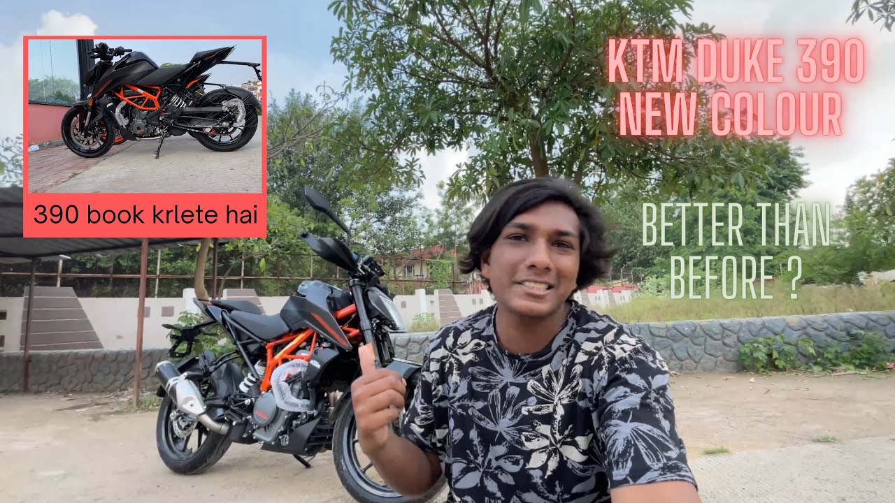 KTM DUKE 390 ALL BLACK | NEW COLOUR | HARSH UNISAM - YouTube
