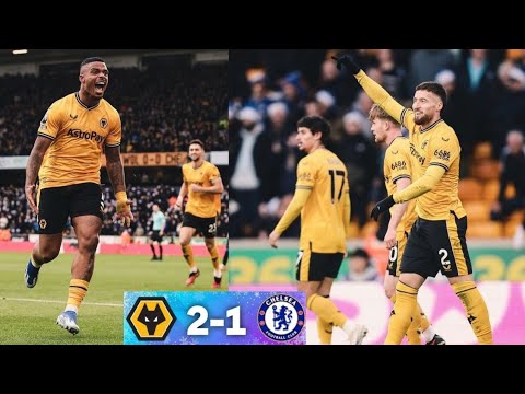 Wolves Vs Chelsea 2-1 EPL highlights 2023 | Lemina goal vs Chelsea | Nkunku first goal for ...
