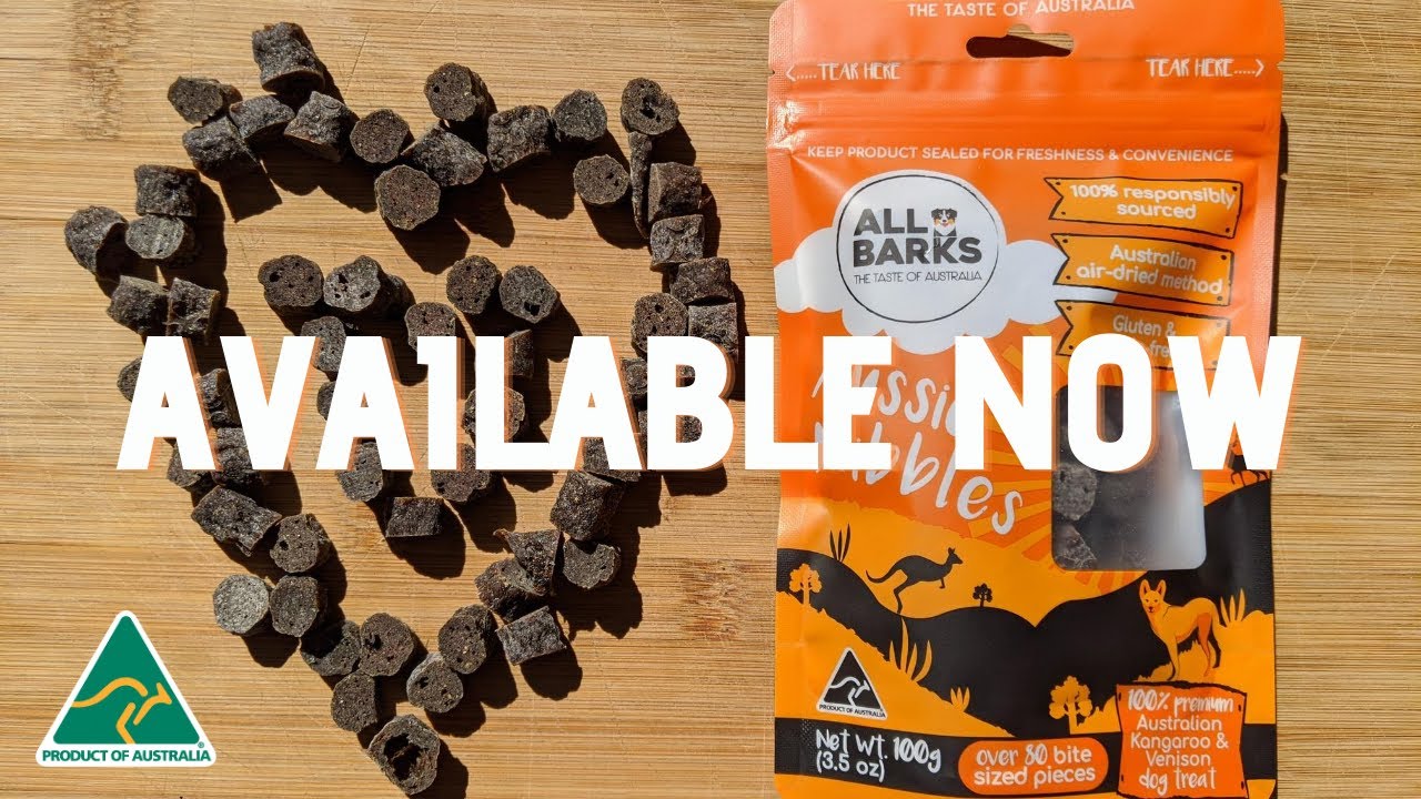 Aussie Nibbles Now Available | All Barks 100% Australian Dog Treats ...