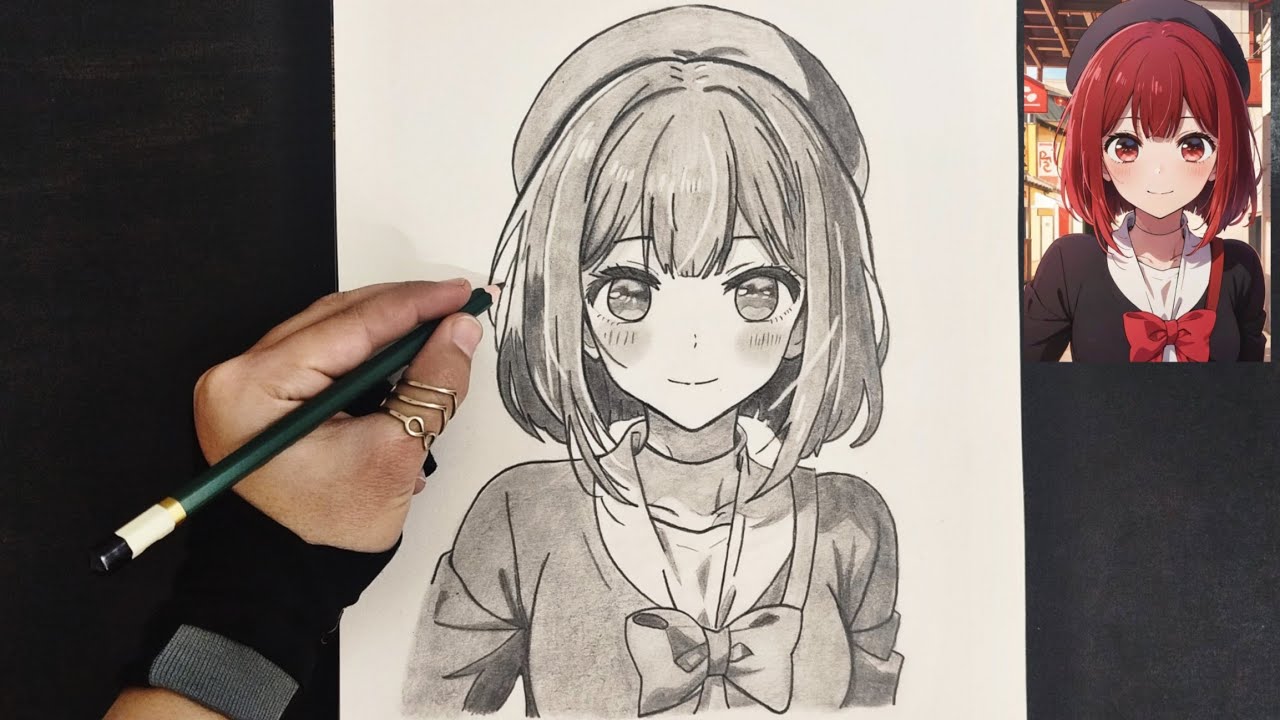 How to draw Kana Arima / Oshi no Ko anime - YouTube