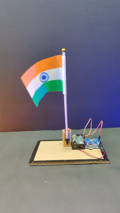 Flag Hoisting use Arduino Uno #republicday #experiment #arduinoprojects #26january # ...
