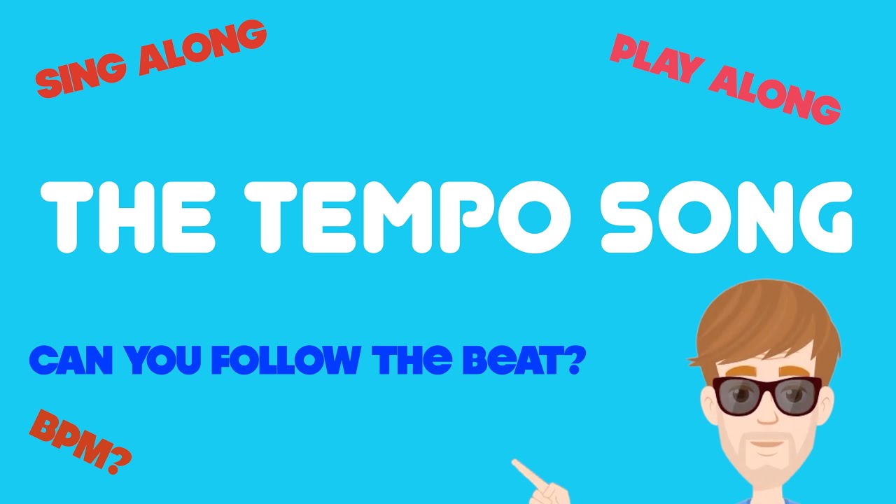 The Tempo Song - Rhythm play along (quarter and eighth notes) - YouTube