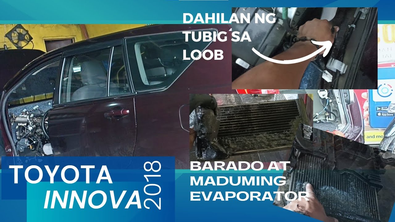 TOYOTA INNOVA 2018 | CLEANING AND REPLACE EVAPORATOR - YouTube