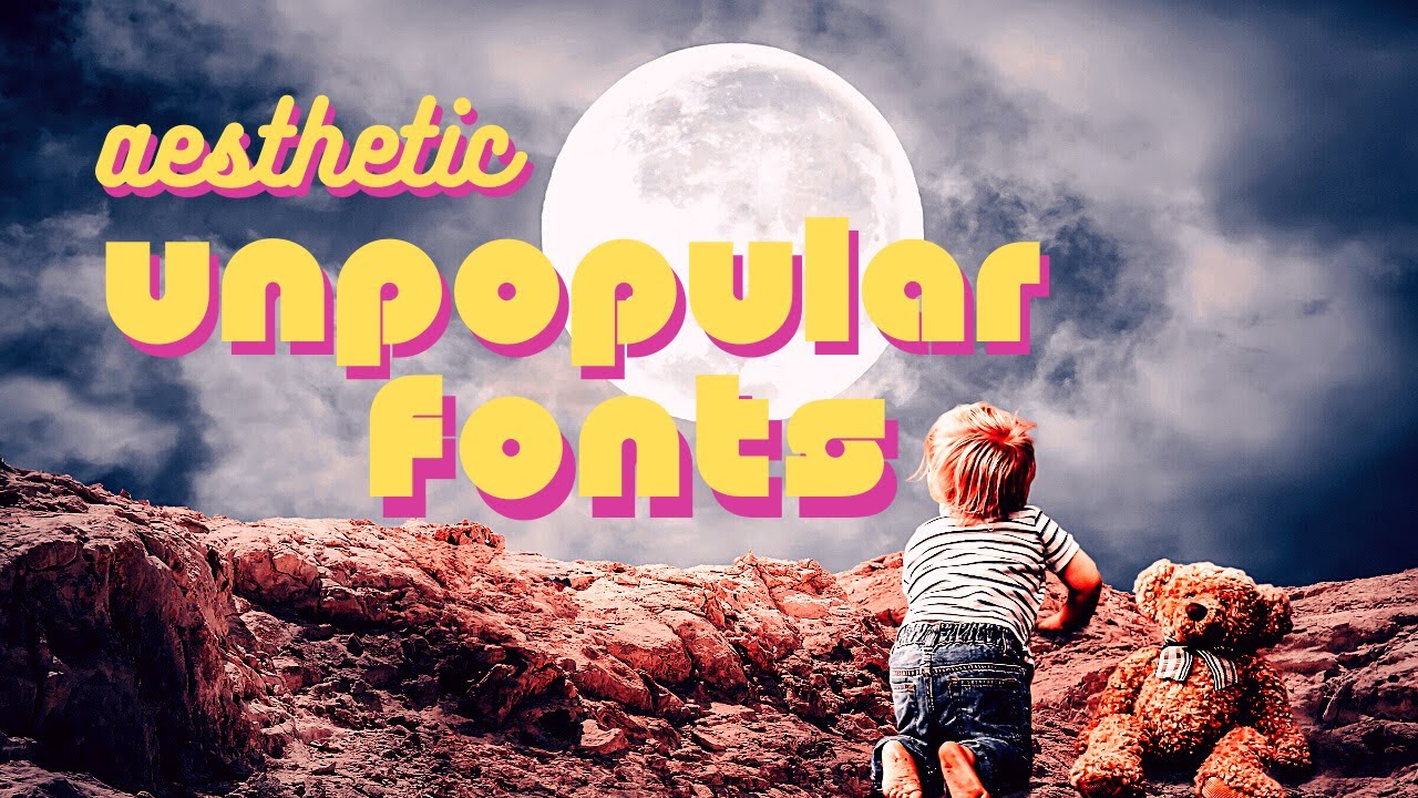 60+ Unpopular Aesthetic Fonts 2020 w/ Download Links ︎ Names 𝐯𝐨𝐥. 𝐈𝐈 ⚫# ...