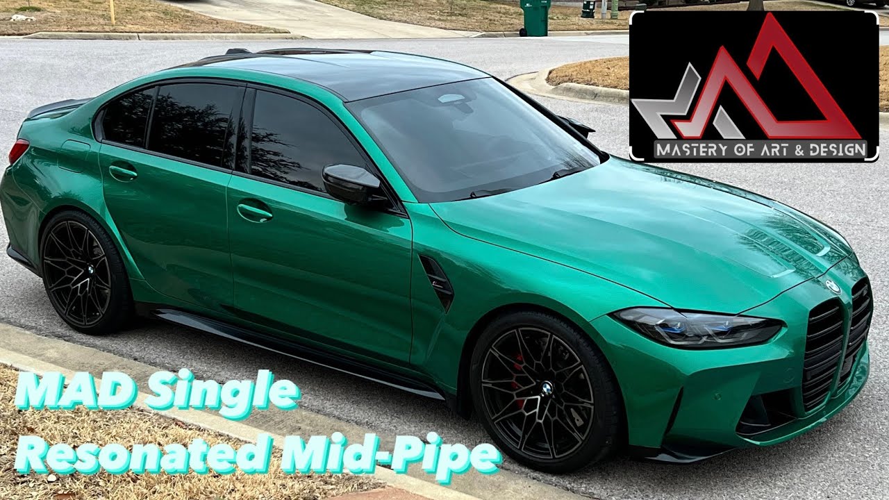 2024 G80 M3: MAD Resonated Midpipe, plus SST Valve Controller. #exhaust ...