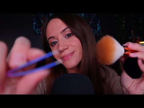 ASMR / 10 Minute Personal Attention (plucking, face brushing)