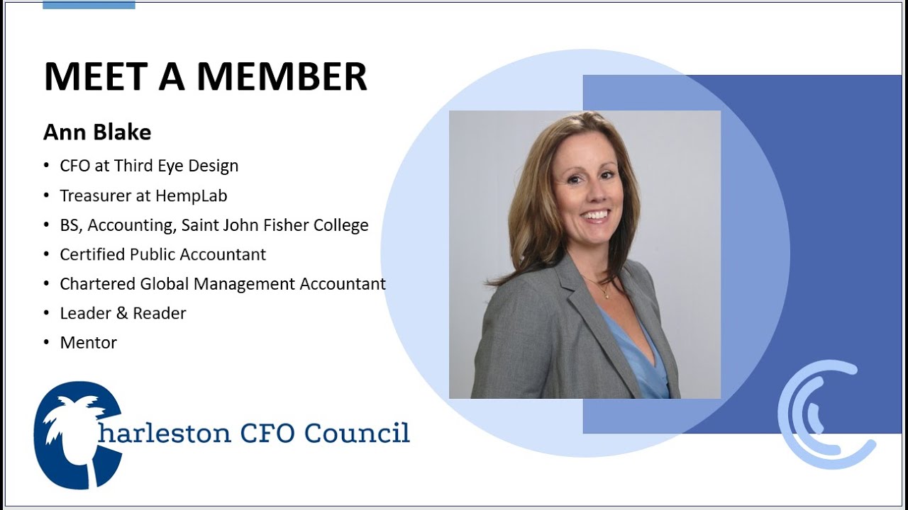 CHS Meet A Member | Ann Blake - YouTube