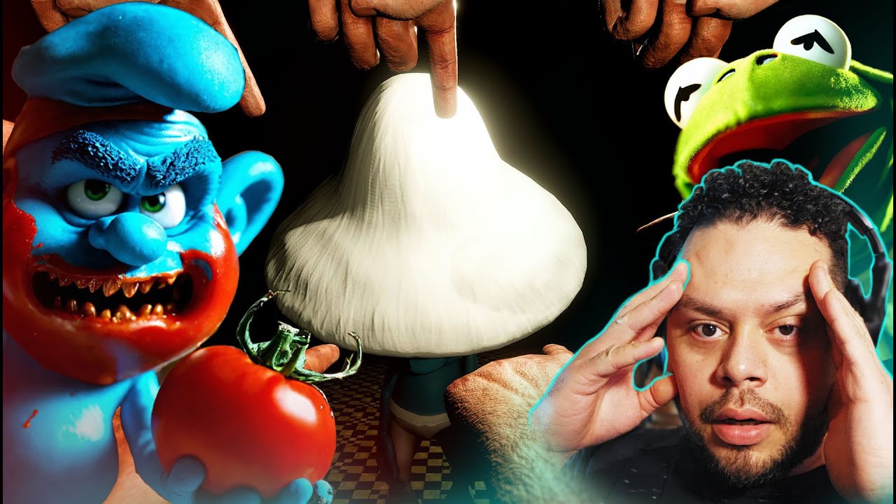 THIS SMURF CAT loves Ketchup!!- Smurfs Cat Revenge (mascot horror ...