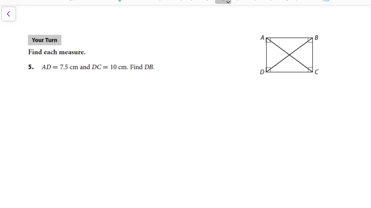 Properties of Rectangles - Finding Measures - YouTube