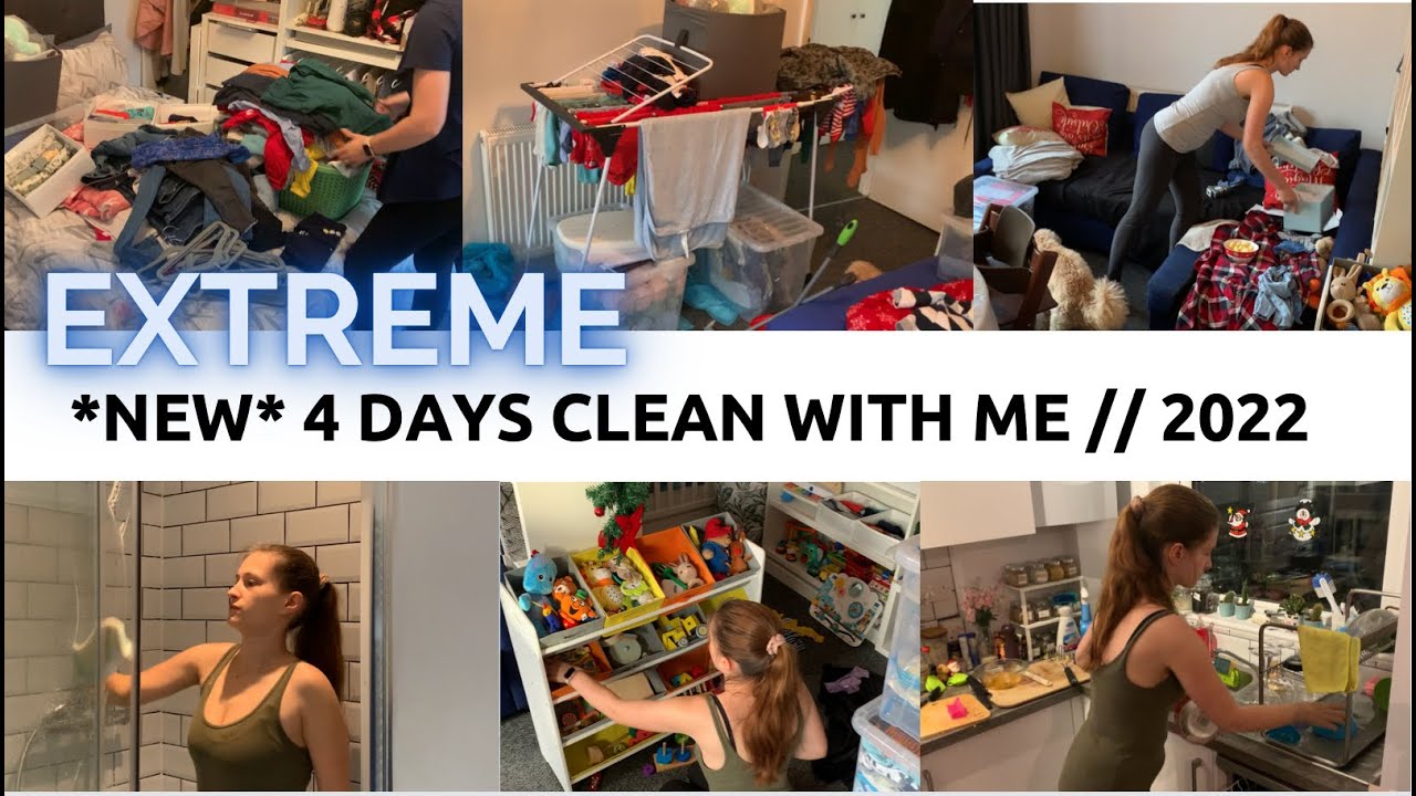 *NEW* EXTREME 4 DAYS CLEAN WITH ME// 2022 - YouTube