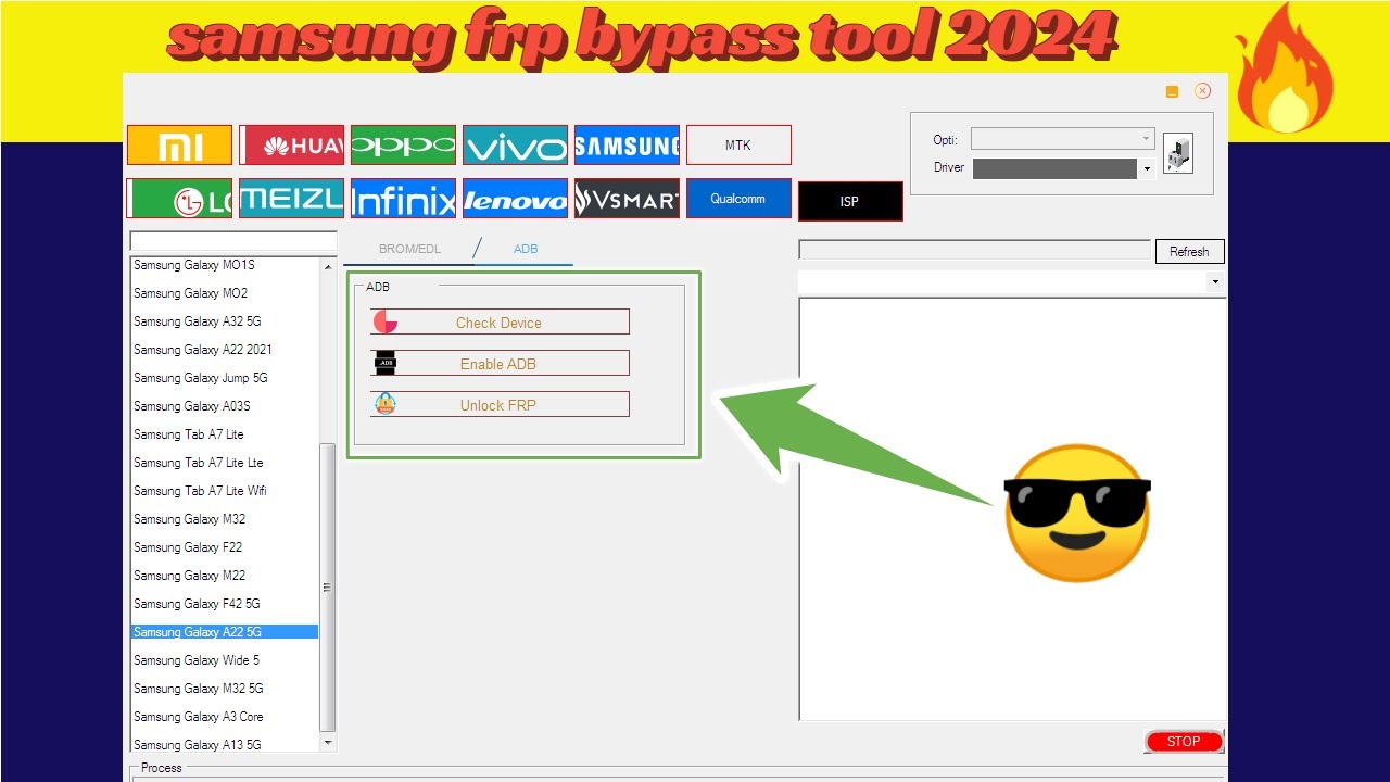 SAMSUNG FRP ENABLE ADB TOOL 2024 | Erase FRP (Samsung) | Samsung ...