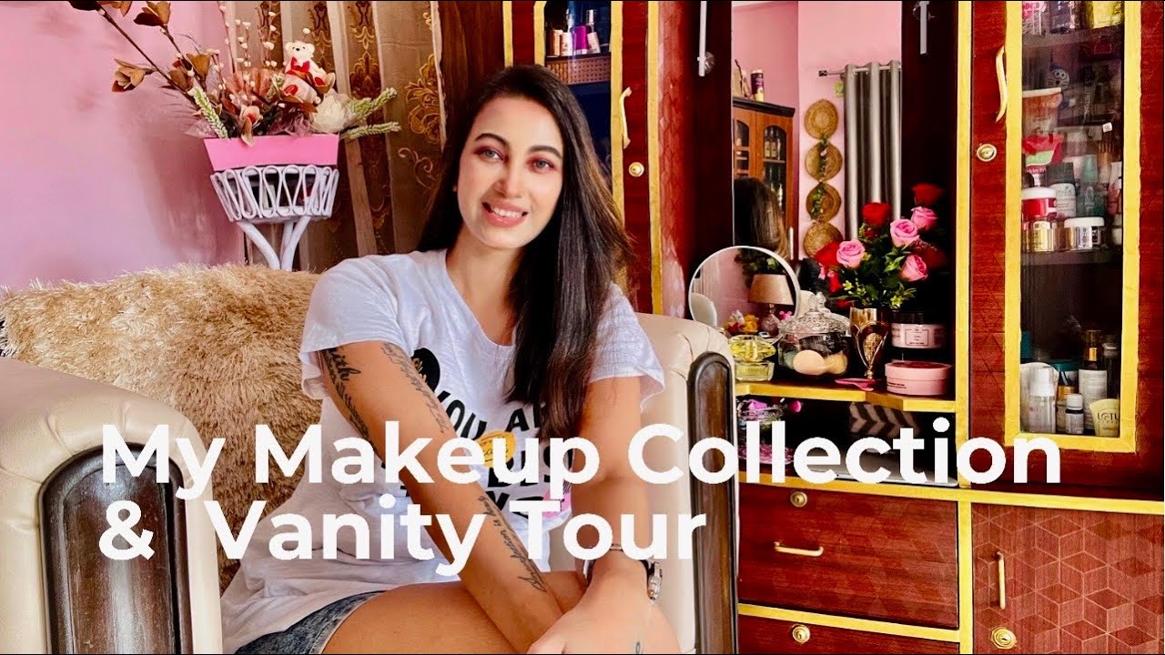 My Vanity Tour & Makeup Collection - YouTube