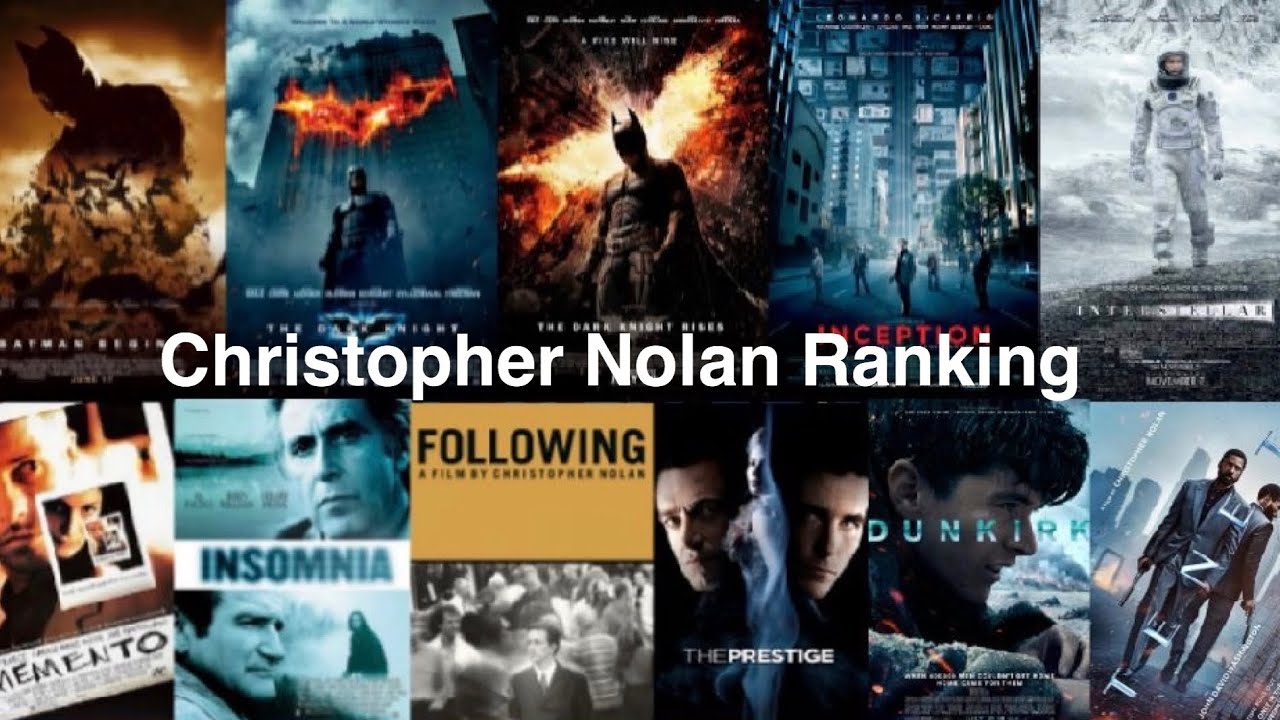 Ranking The Christopher Nolan Movies - YouTube