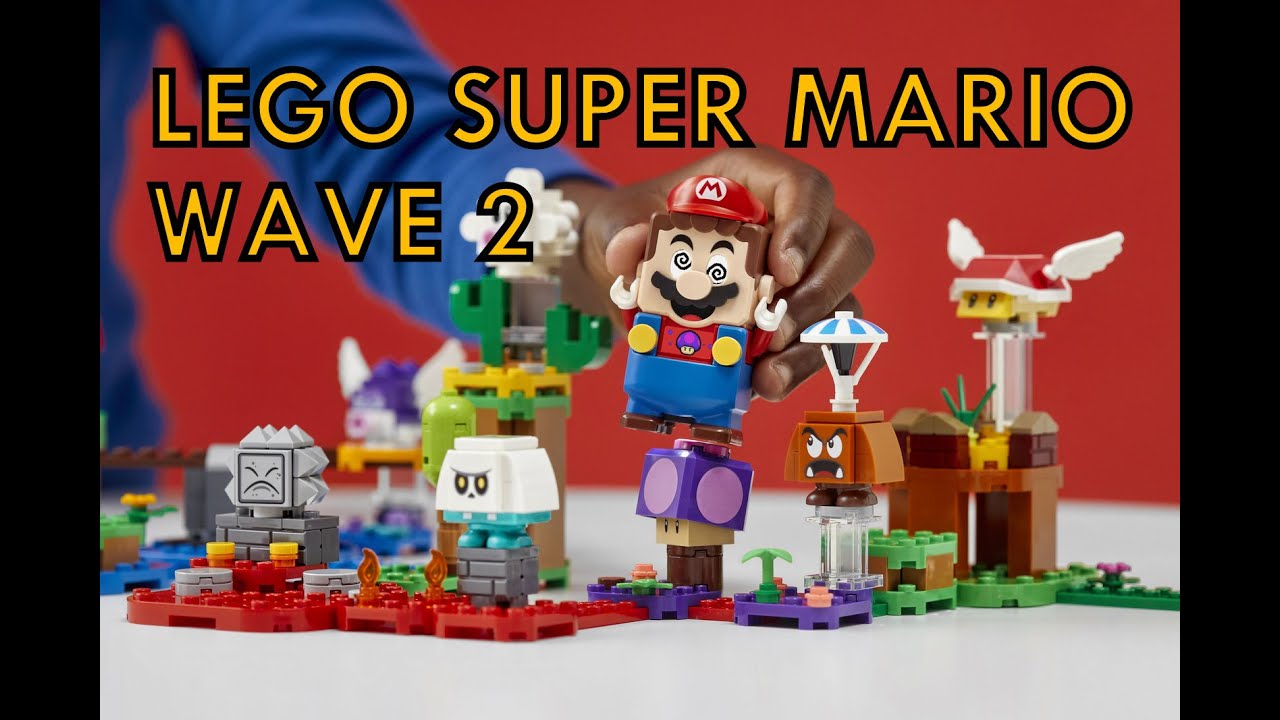 First look at LEGO Super Mario Wave 2 - Coming 2021! - YouTube