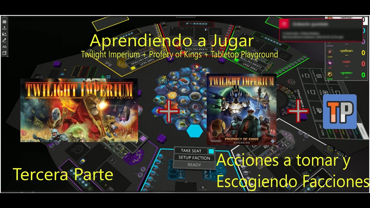Aprendiendo a jugar - Twilight Imperium 4 + PoK En Tabletop Playground ...