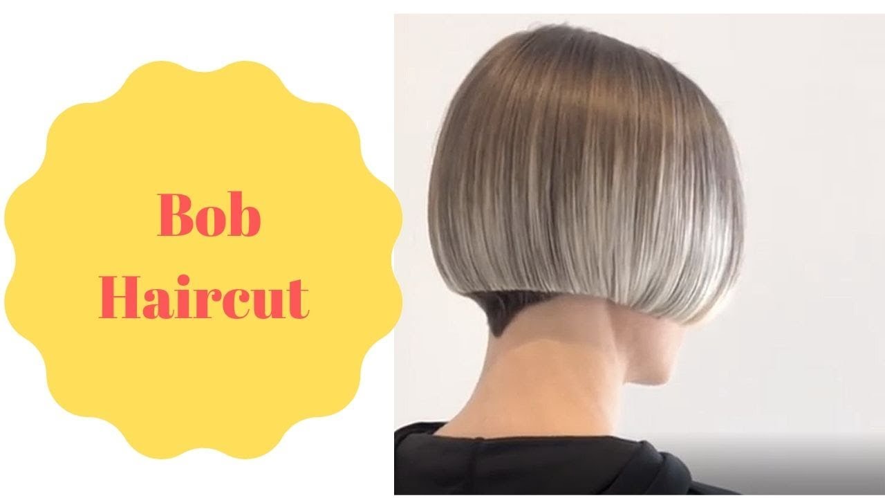 Short bob haircut We Create Art - YouTube