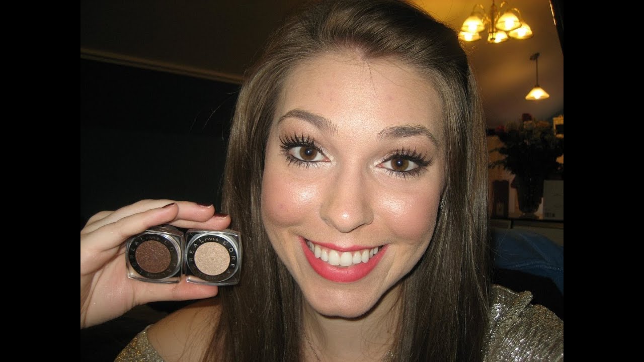 L'Oreal Infallible 24HR Eye Shadow: Review and Tutorial! - YouTube