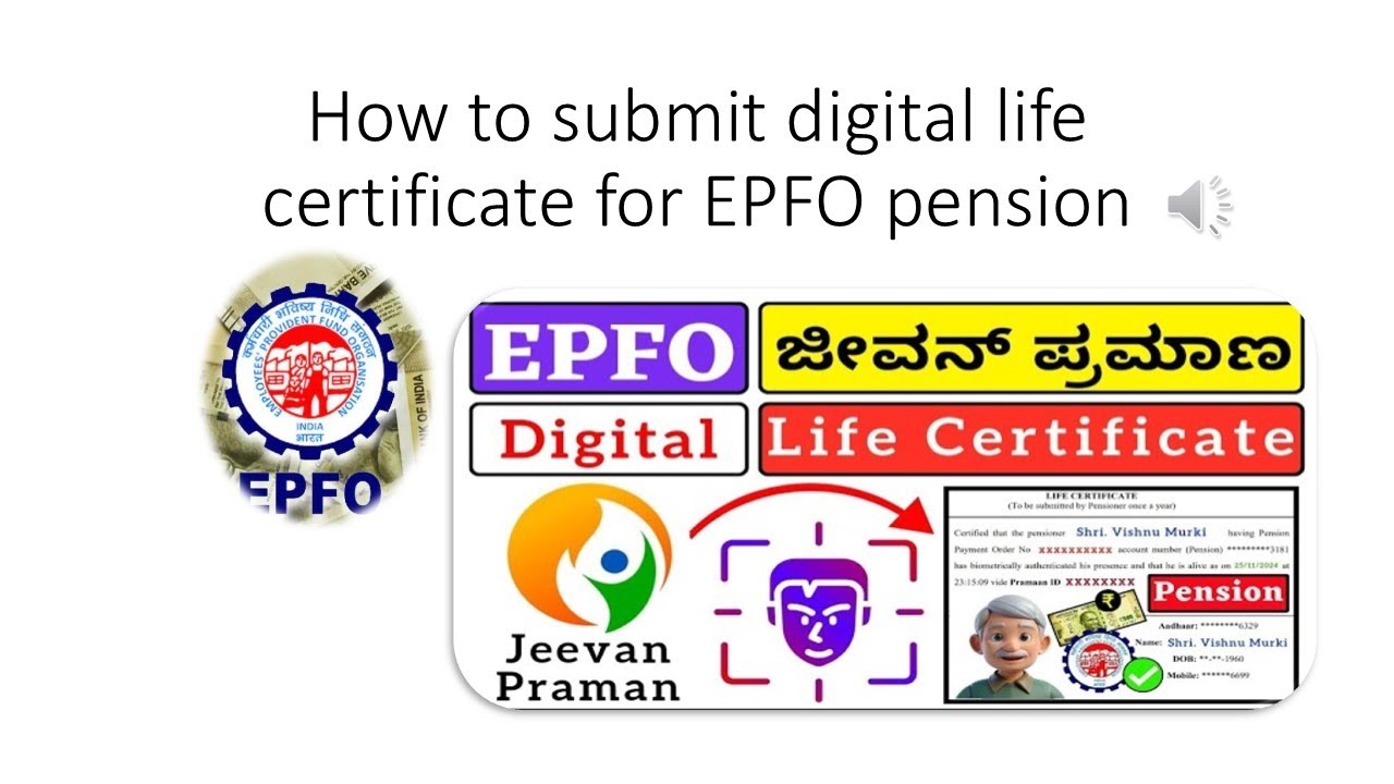 EPF Life Certificate - YouTube