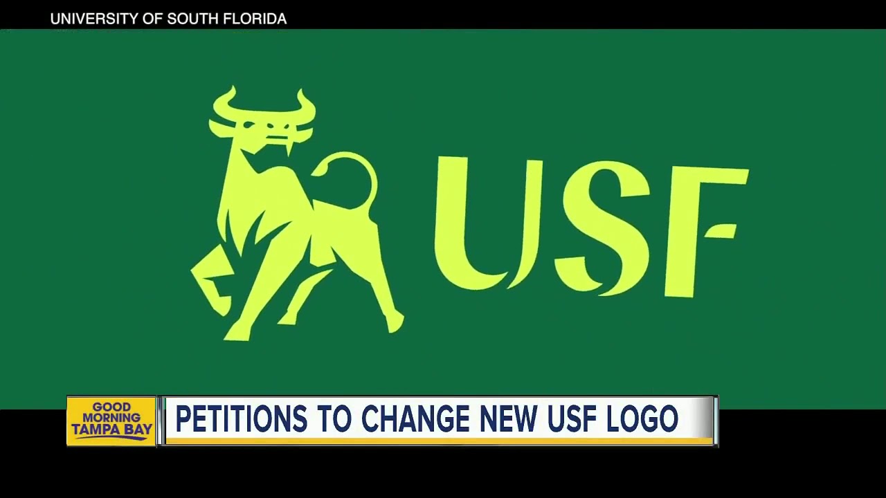 Students start petitions to change new USF logo - YouTube