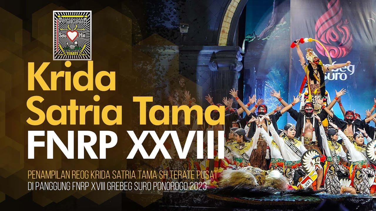 Penampilan Reog Krida Satria Tama SH Terate Pusat di Panggung FNRP ...