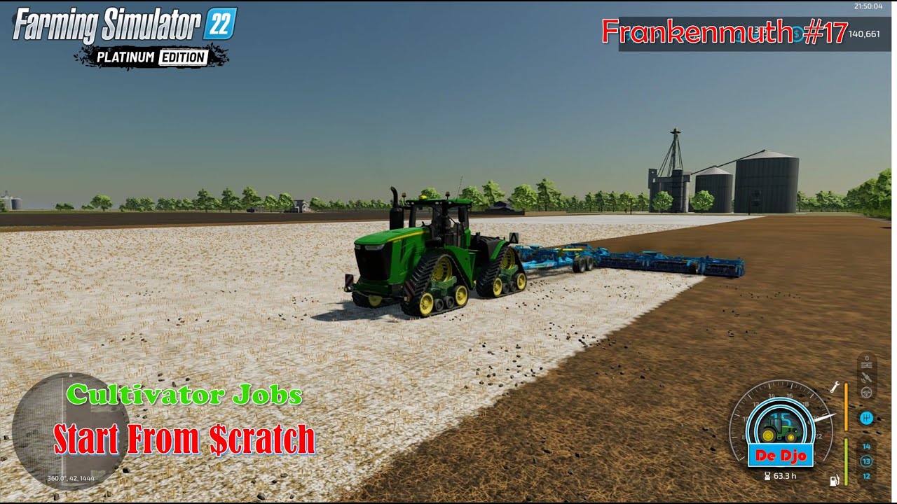 FS22 Frankenmuth || Cultivator Job || Timelapse eps. 17 - YouTube