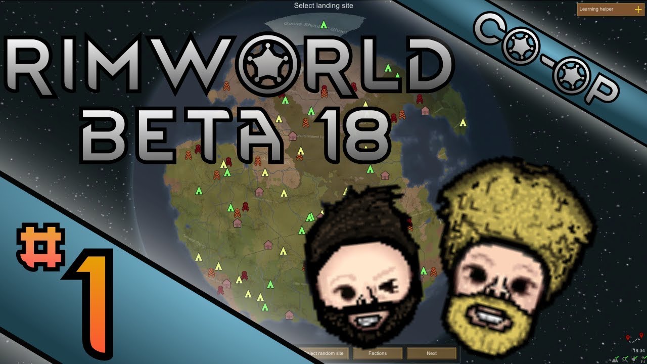RimWorld Beta 18 | #1 Temperate Swamp | CO-OP Let's Play - YouTube