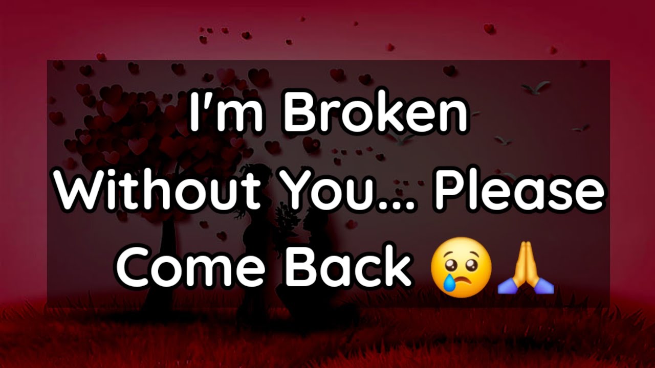 Shocking Dm to Df 💙💛 || I'm Broken Without You... Please Come Back 😢🙏😪😨 ...