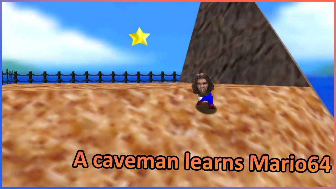 Time traveling Caveman plays Mario64 // The Mario 64 Journey... - YouTube