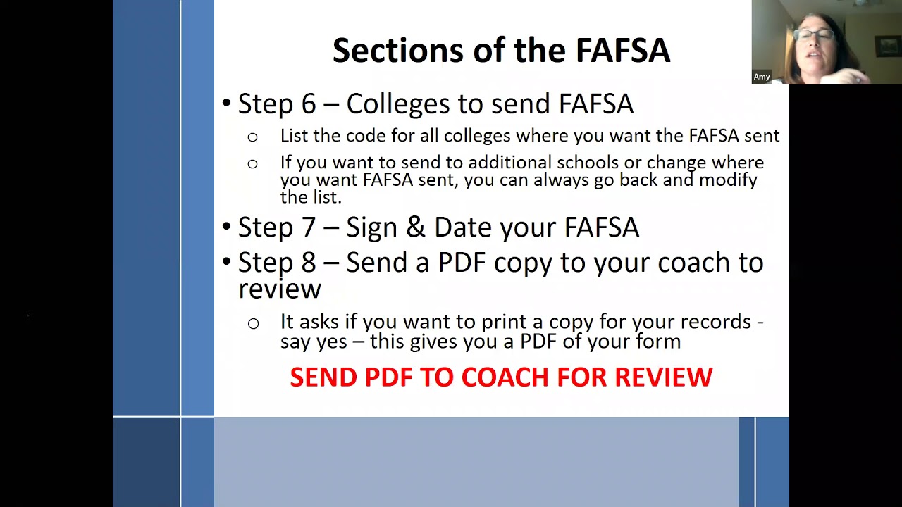FAFSA Webinar 2018 - YouTube