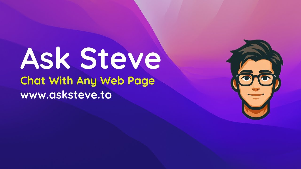 Chatting with Ask Steve - YouTube