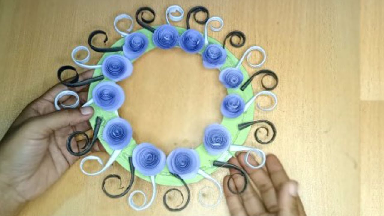 Beautiful Paper Craft Design/ Paper Flower/ Paper Crafts For Home ...