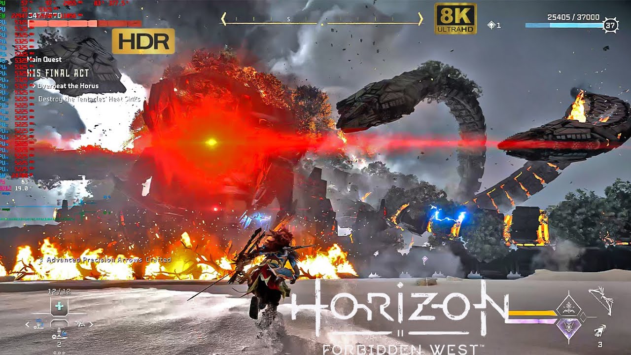 The ULTIMATE Colossal BOSS Fight-The Horus|RTX 4090|8K|HDR|Very High ...