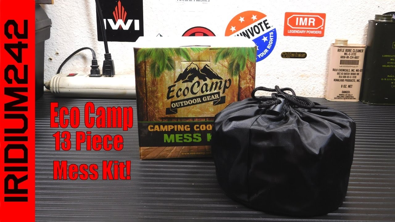 EcoCamp Outdoor Gear 13 Piece Mess Kit - YouTube