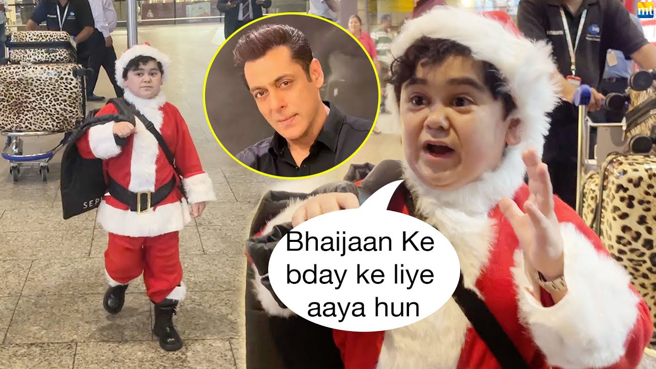 Cute Abdu Rozik came to India for Salman Khan's GRAND Birthday | Merry ...