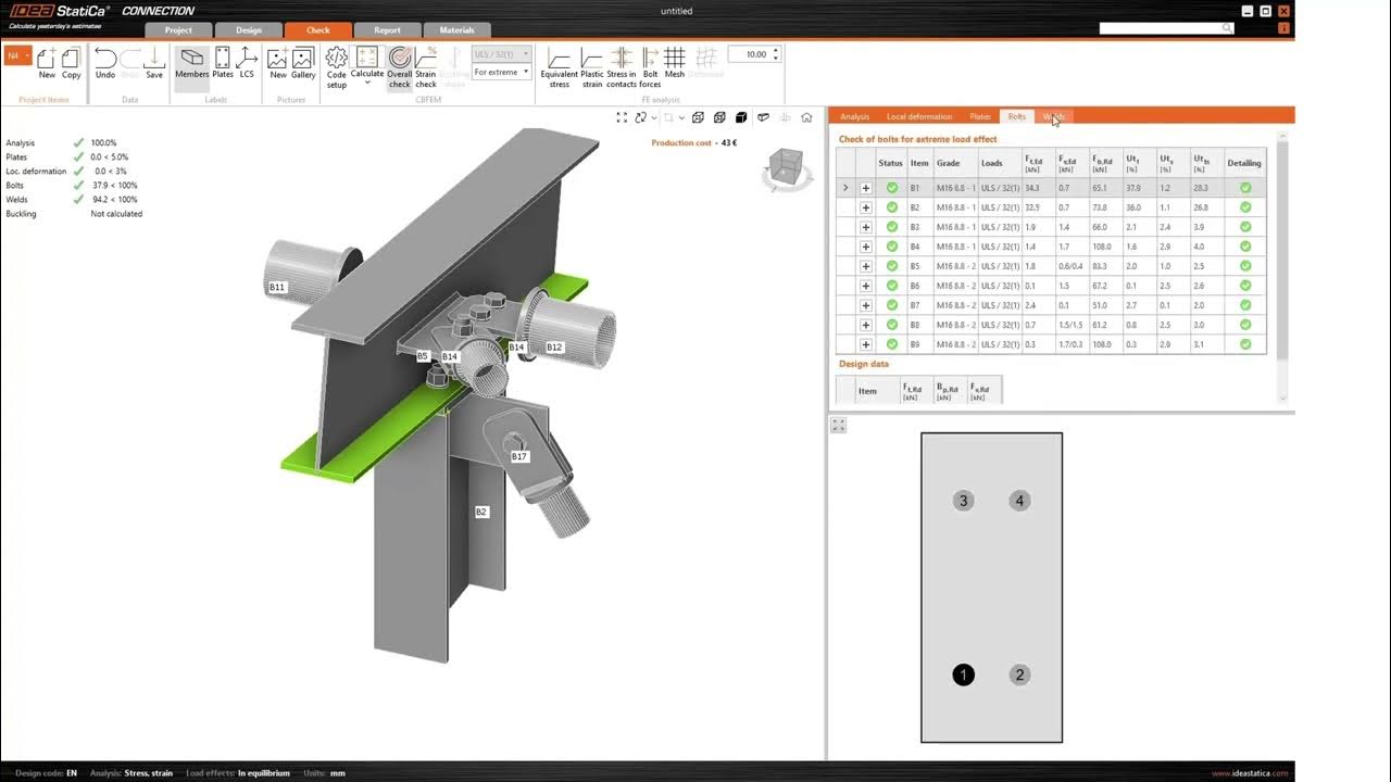 Autodesk Robot Structural Analysis to IDEA StatiCa steel workflow - YouTube