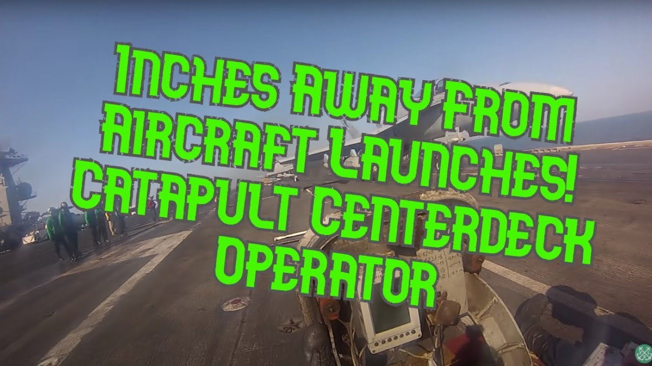 Awesome video from the Catapult Centerdeck Operator's point of view ...