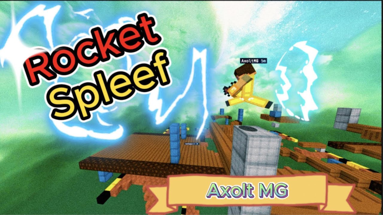 Jugando en Rocket Spleef (Bloxd.io) - YouTube