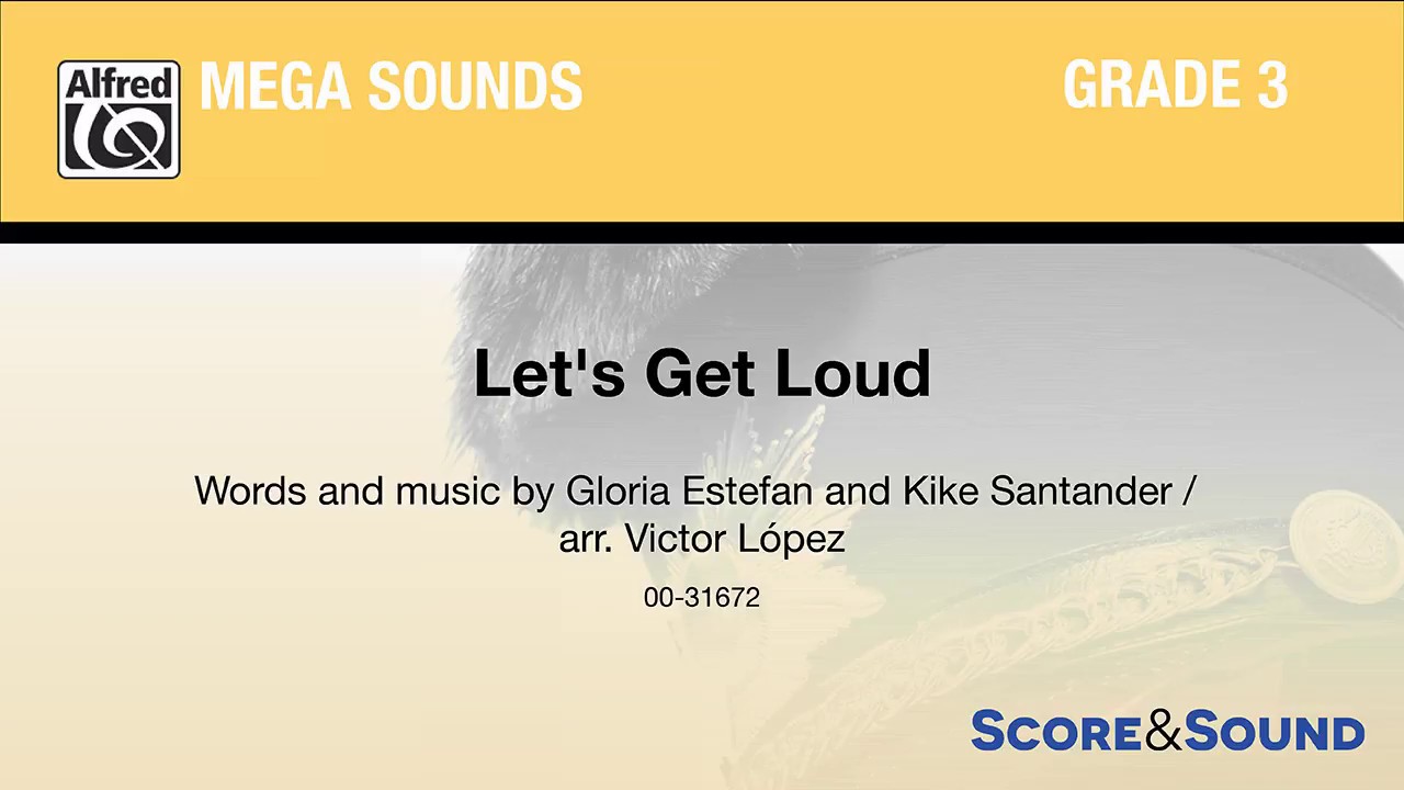 Let's Get Loud, arr. Victor López – Score & Sound - YouTube